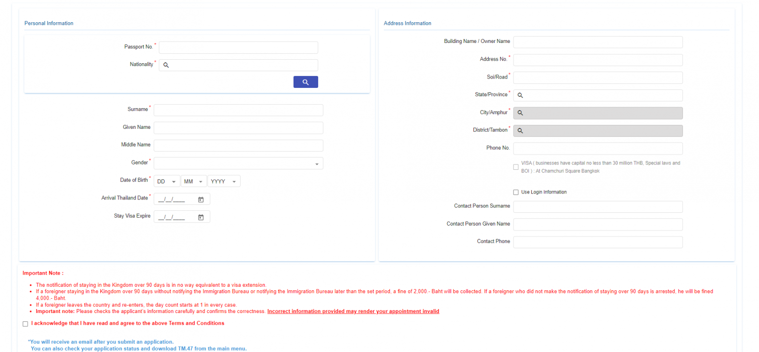 Online Thailand 90 Days Reporting - Thailand Expats Club